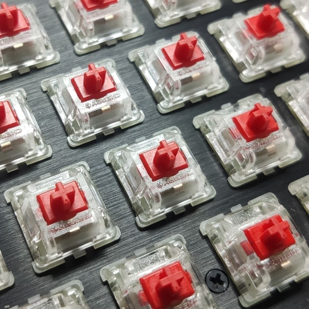 Original Cherry Cherry Mx Rgb Switch Cross-Hole Silent Standard New Keyboard Disassembly Plug-In Switch вишневый RGB