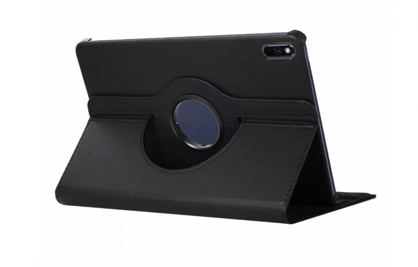 Чехол MyPads для Huawei MatePad 11 (DBY-W09) 2021 поворотный роторный черный из искусственной кожи