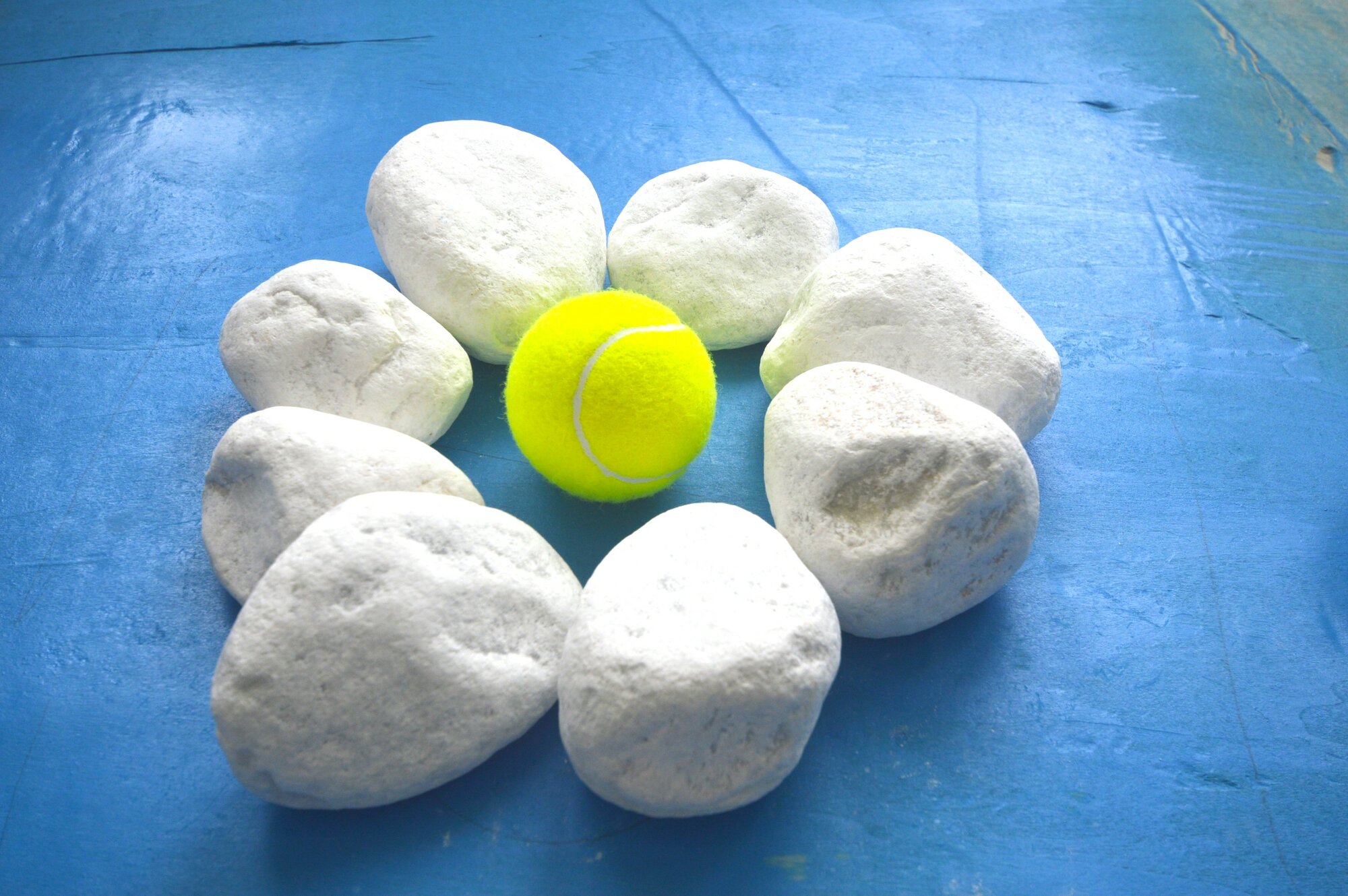 Мраморная крошка белая галтованная фр. 40-70, Галька для ландшафтного дизайна, аквариумов. Декоративный камень 5 кг