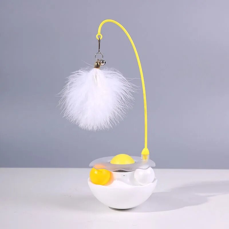 Игрушка-качели для кошек, перьевая колокольчик палочка, саморазвлечение, разборная для стирки