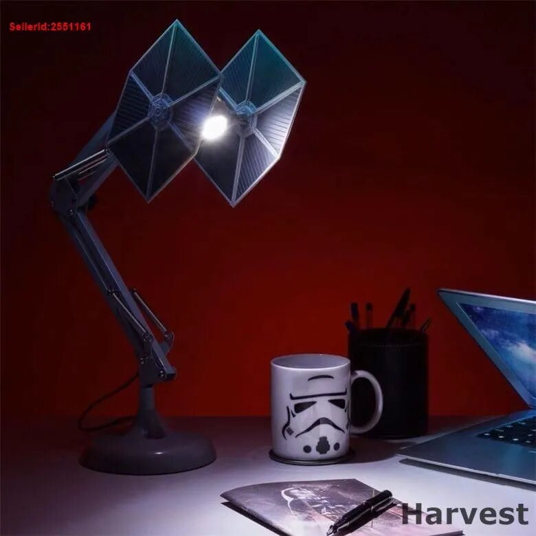 Ночник Paladone Star Wars Tie Fighter Posable Настольный светильник