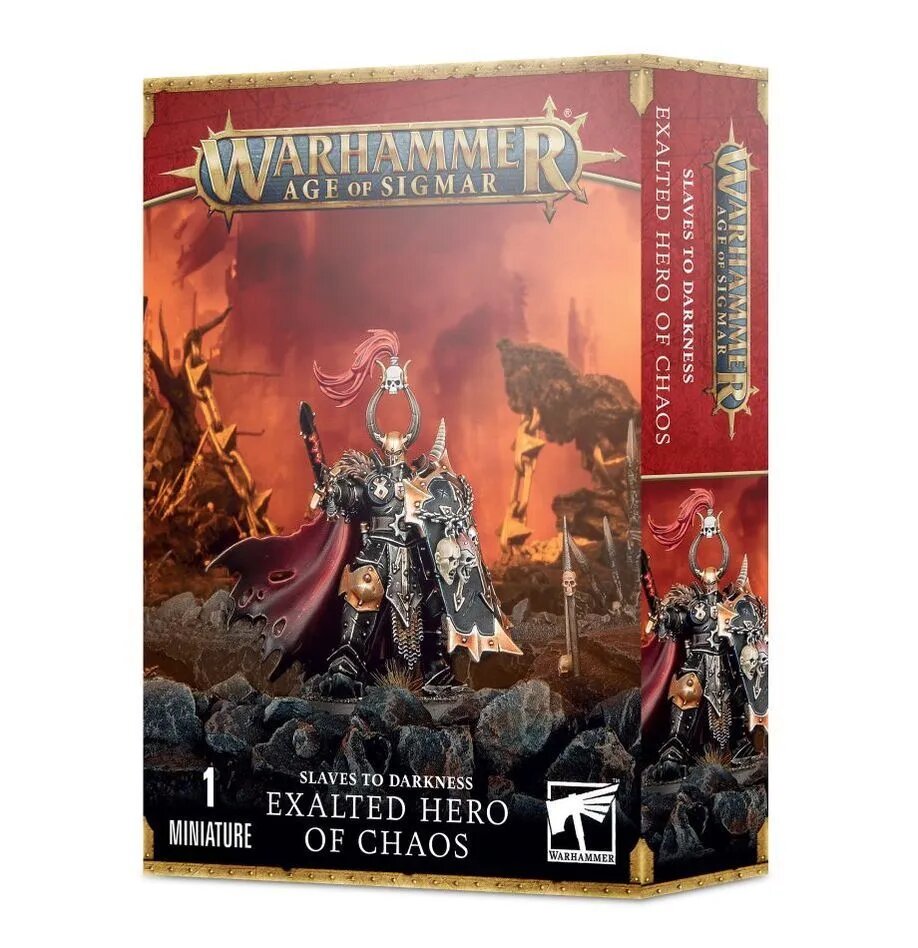 Набор миниатюр Warhammer Age of Sigmar Slaves to Darkness Exalted Hero of Chaos