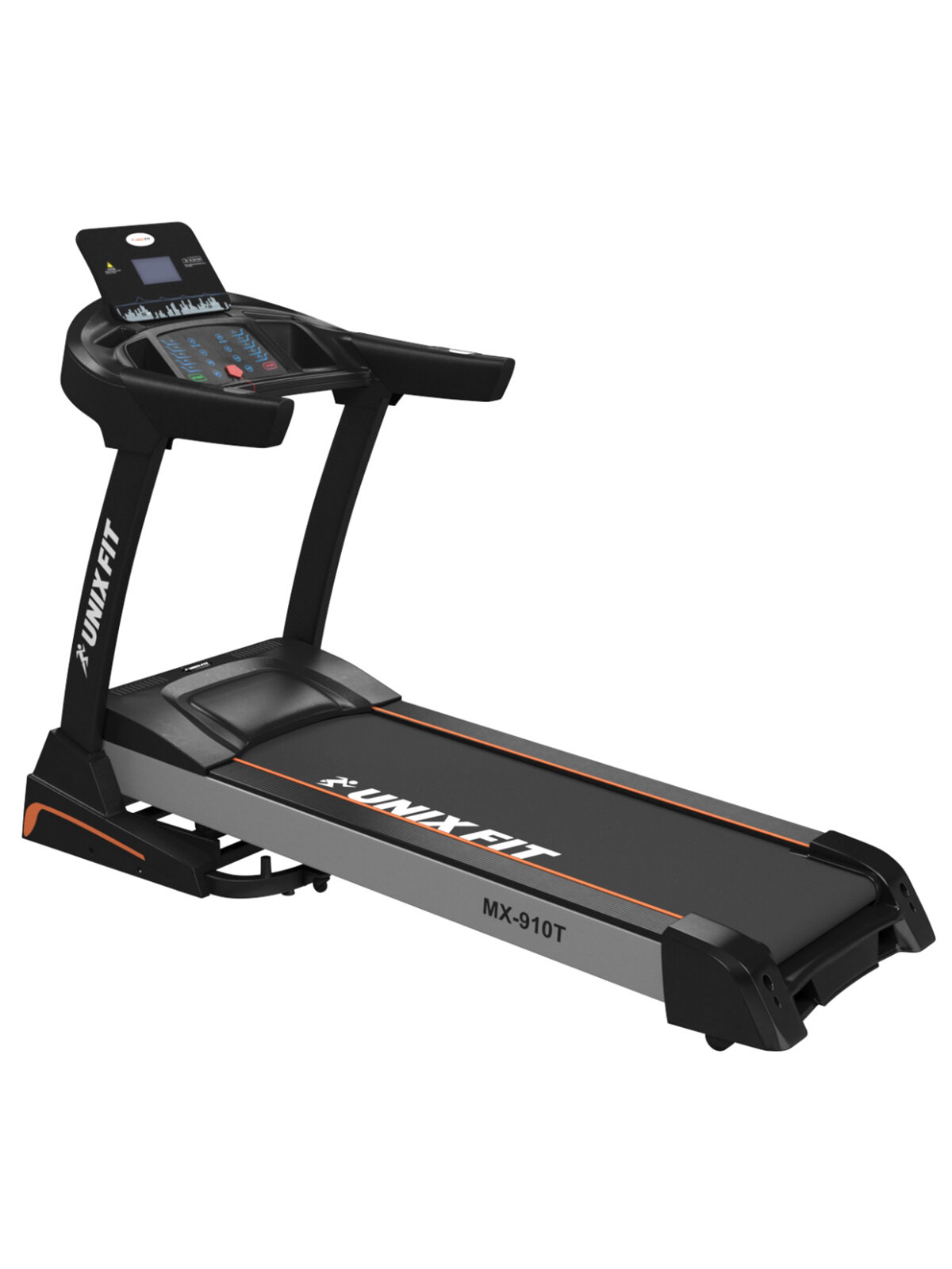 Беговая дорожка UNIX Fit MX-910T складная, пиковая мощность 4 л. с, до 160 кг, беговое полотно 137x48.5 см, 1-18 км/ч