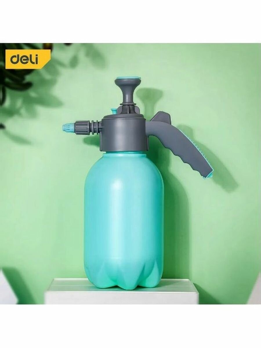Опрыскиватель DELI DL581020 садовый помповый (2л, регулируемый разбрызгиватель, удлинитель)