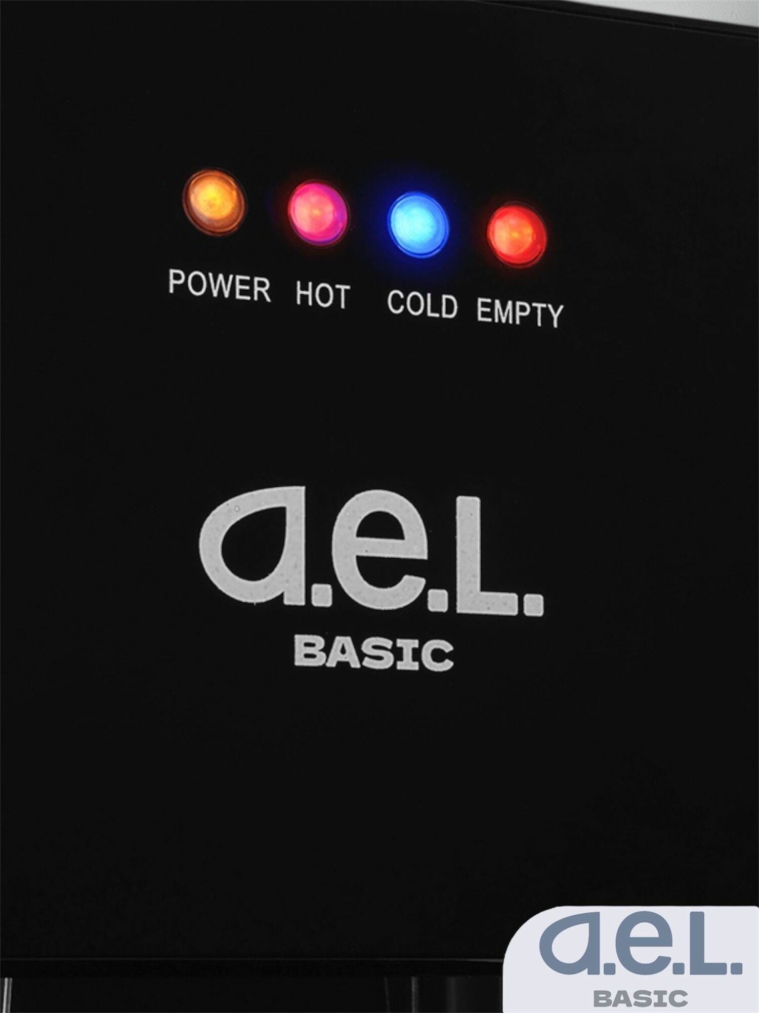 Кулер для воды напольный aeL BASIC LD 816a black с нижней загрузкой и электронным охлаждением — фото 1