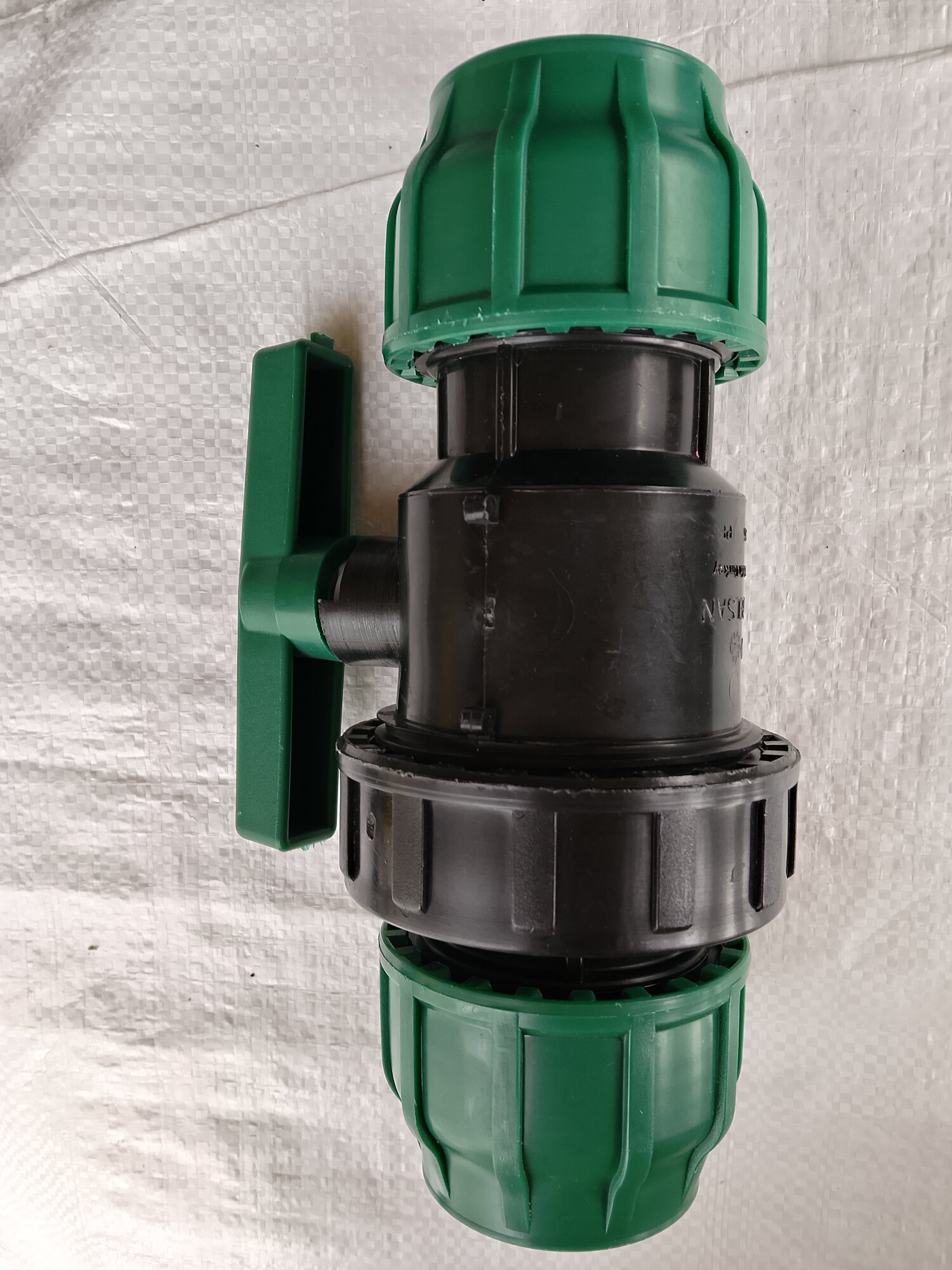 Кран для труб ПНД POELSAN диам. 50 х 50