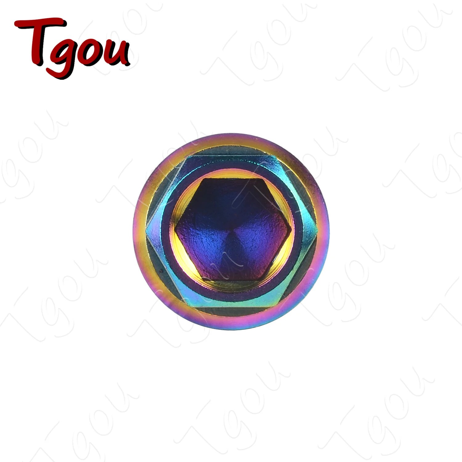Титановый болт Tgou M10x20~90мм Rainbow, Pitch 1.5, 35mm