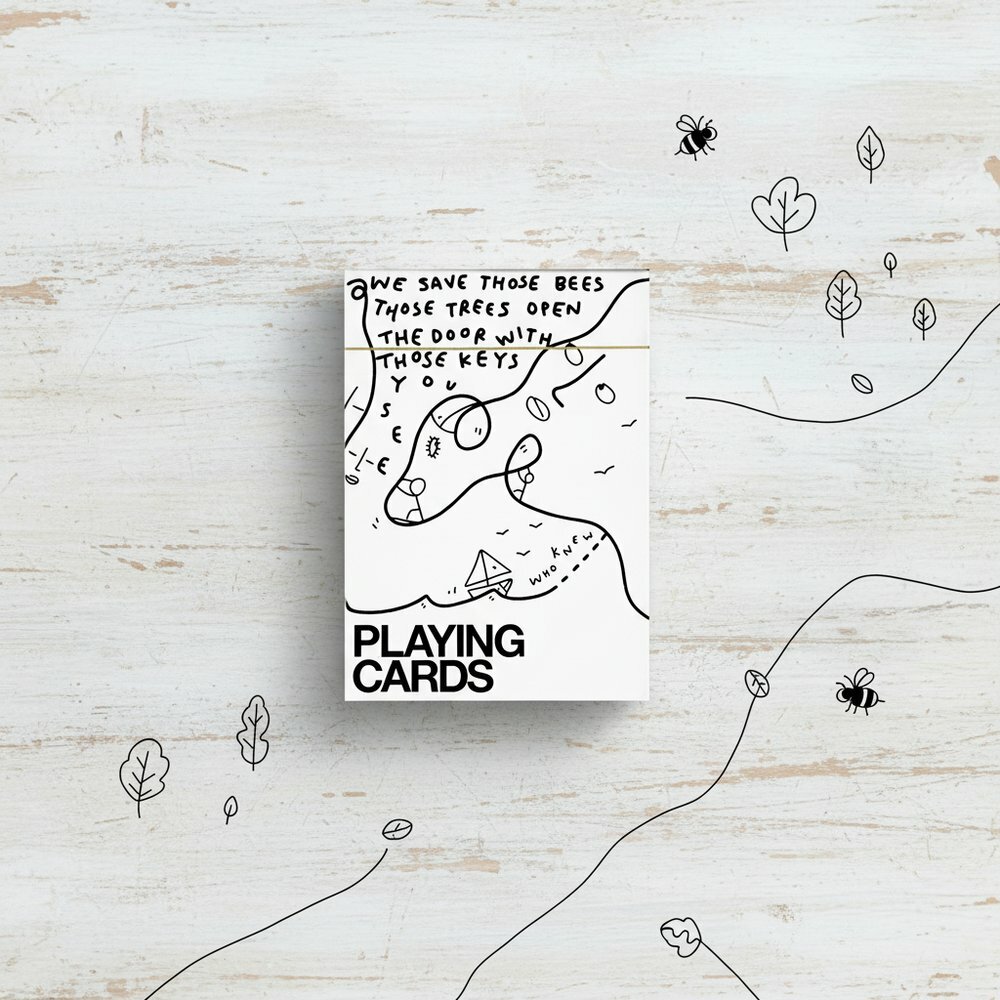 Карты игральные "Theory11 Shantell Martin White" 61978 Theory11