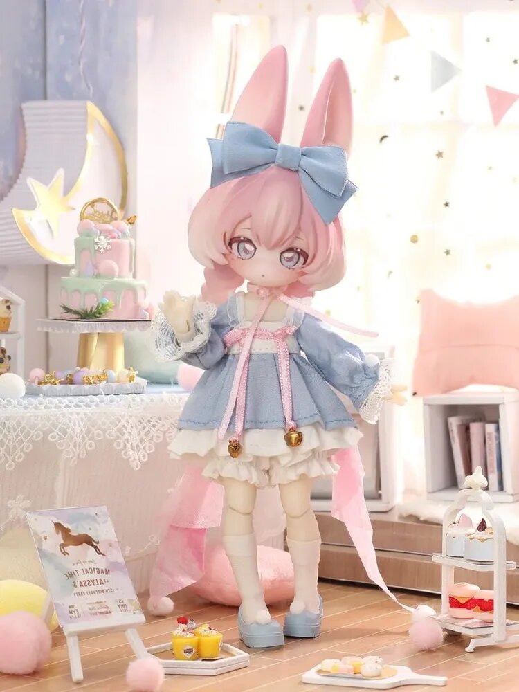 LEI-Doll Кукла BJD 1/12 шарнирная (Inedible Doll) аниме с одеждой и аксессуарами . 15 мин. BJD Кукла, Чао играет вручную