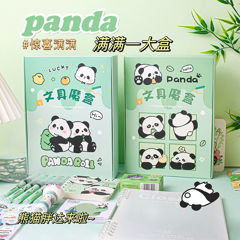Набор канцелярских товаров оптом, рекламный подарок для дошкольников, подарочный набор канцелярских товаров в формате сюрприз-бокса с мультяшными персонажами, сувенирный подарок.