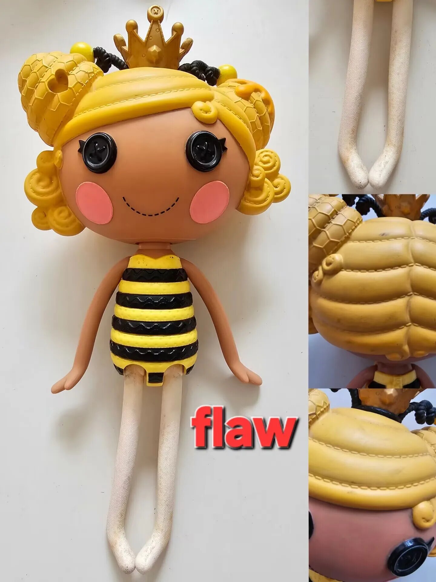 Куклы Bee Doll из ПВХ 30 см Желтый, 1