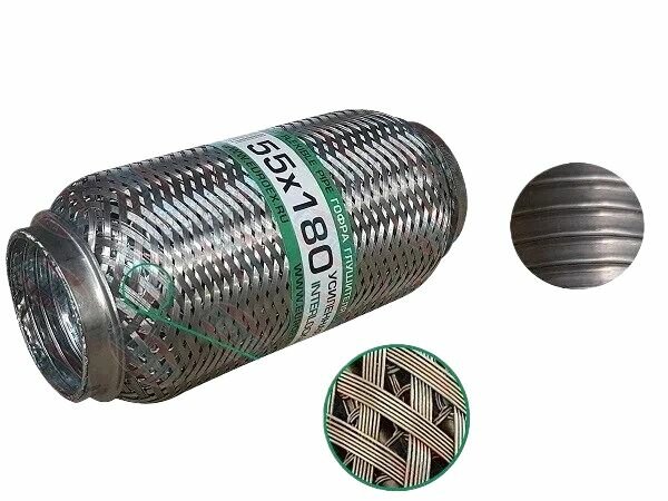Гофра глушителя EUROEX 55x180ilwm 55x180 кольчуга с обмоткой