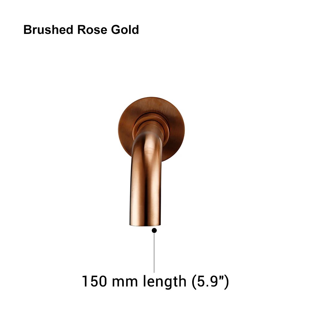 Смеситель для ванной Brushed Rose Gold 150 мм