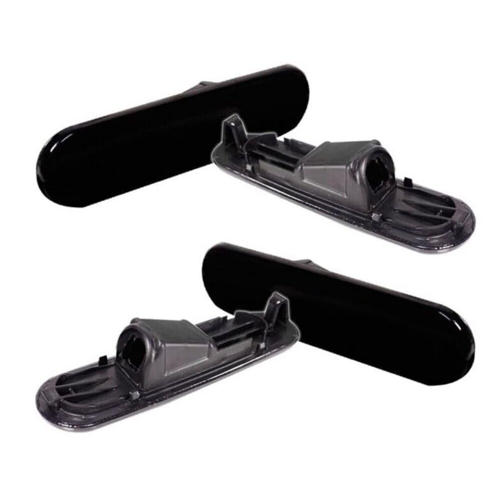 4pcs Smoke Front+Rear Bumper Side Marker Lights Shell For Honda Civic 2002-2005 Si EP3 3DR