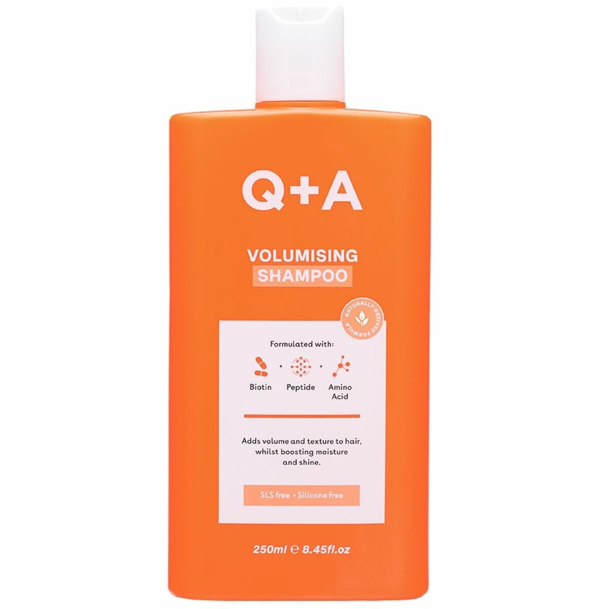 Шампунь для объема волос Q+A Volumising Shampoo, 250 мл