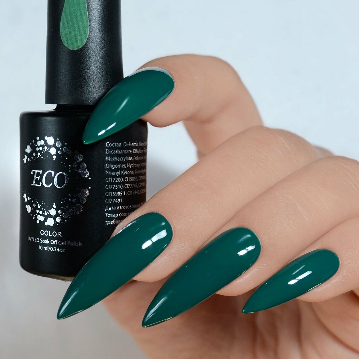 Гель-лак ECO Professional №63 "Основная палитра", глянцевый, для ногтей, 10 мл