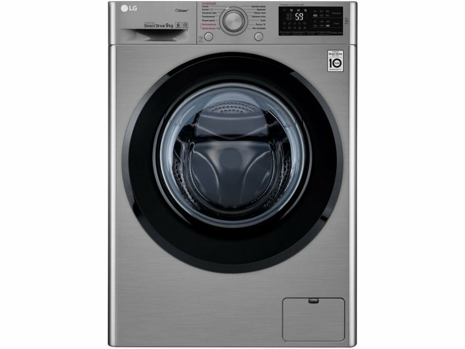 Стиральная машина LG F4M5VS6S, серебристый