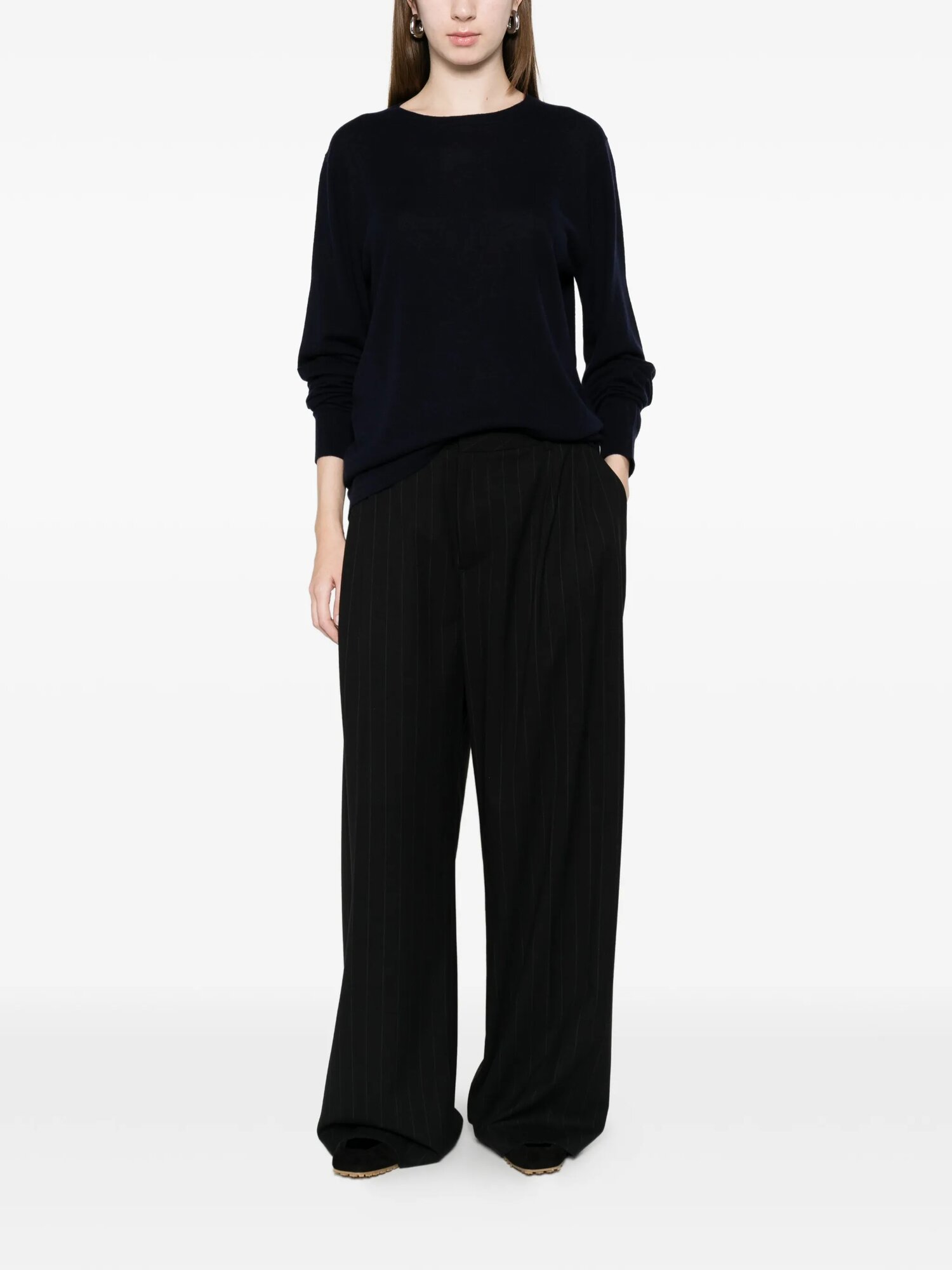 Свитер Extreme Cashmere N°415 Selfie, размер OneSize, , black/black — фото 1