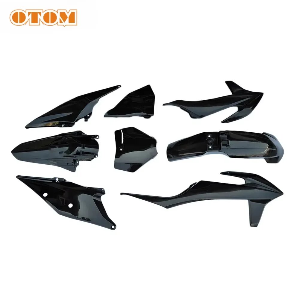 Полный комплект пластиковых деталей OTOM для мотоциклов KTM SX SXF XC XCF 125 150 250 Черный, Black