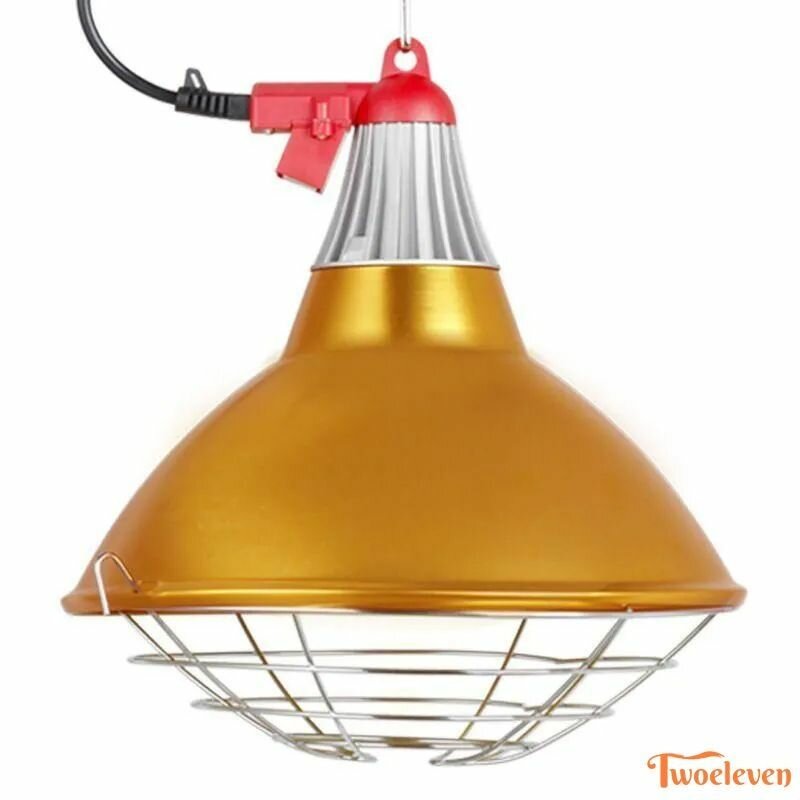 Рефлектор светильник для ИК ламп с переключателем Hi-Off-Lo, шнур 2 м, Трехскоростной переключатель