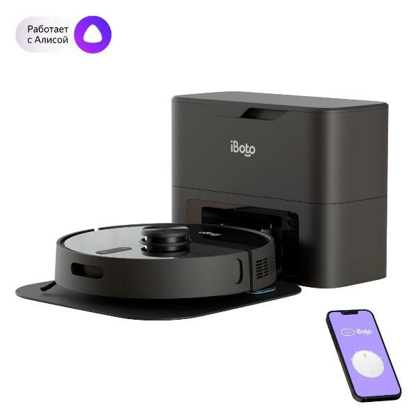 Робот-пылесос iBoto L935 черный