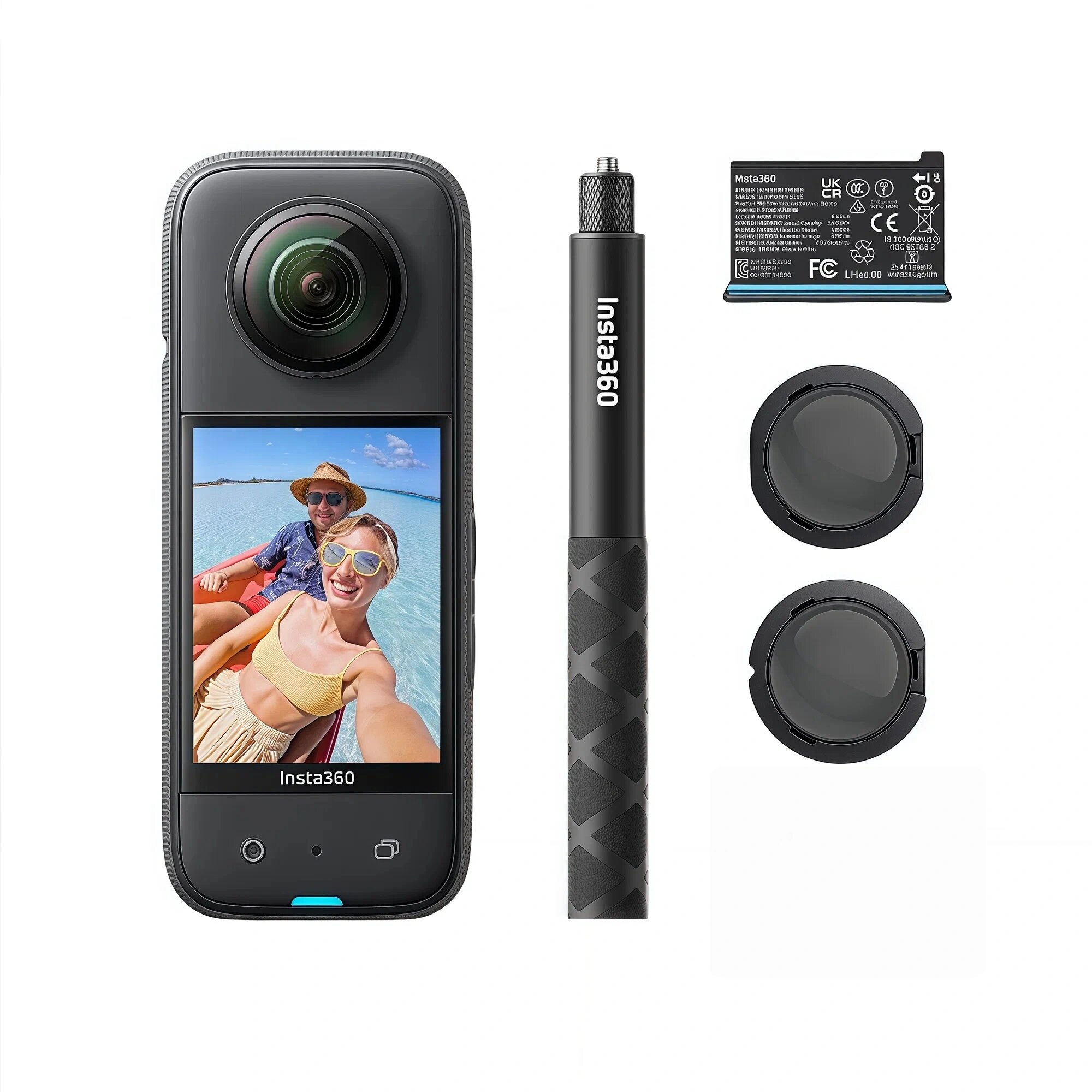 Экшн-камера Insta360 X3 Starter Bundle 5,7K 30/60 FPS, влагозащита