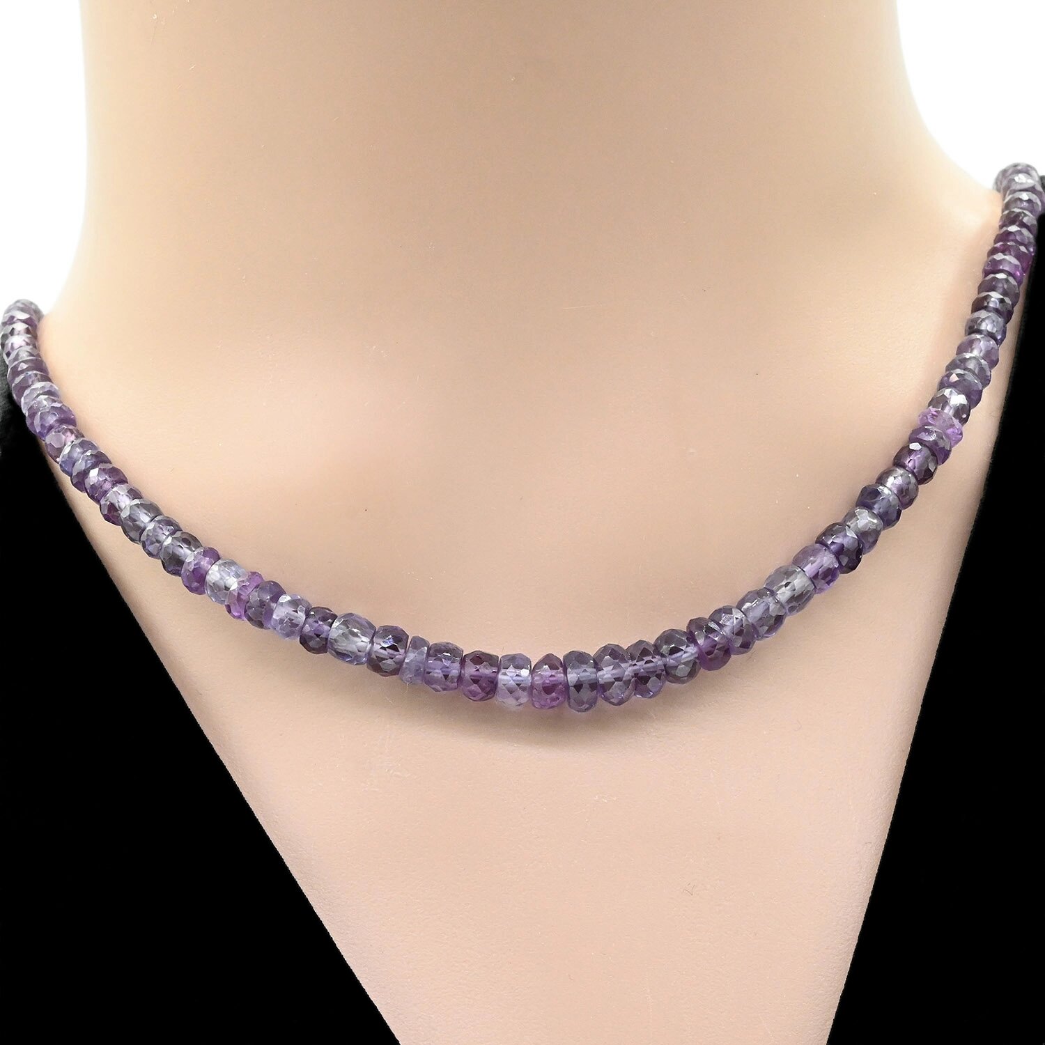 Бусы, александрит синтетический