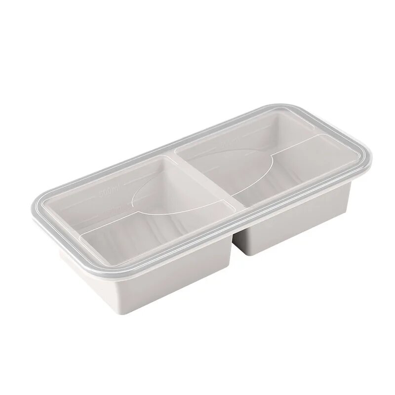 Силиконовая форма для заморозки SMHXIANGQIANJIN Белый, Gray-2grids