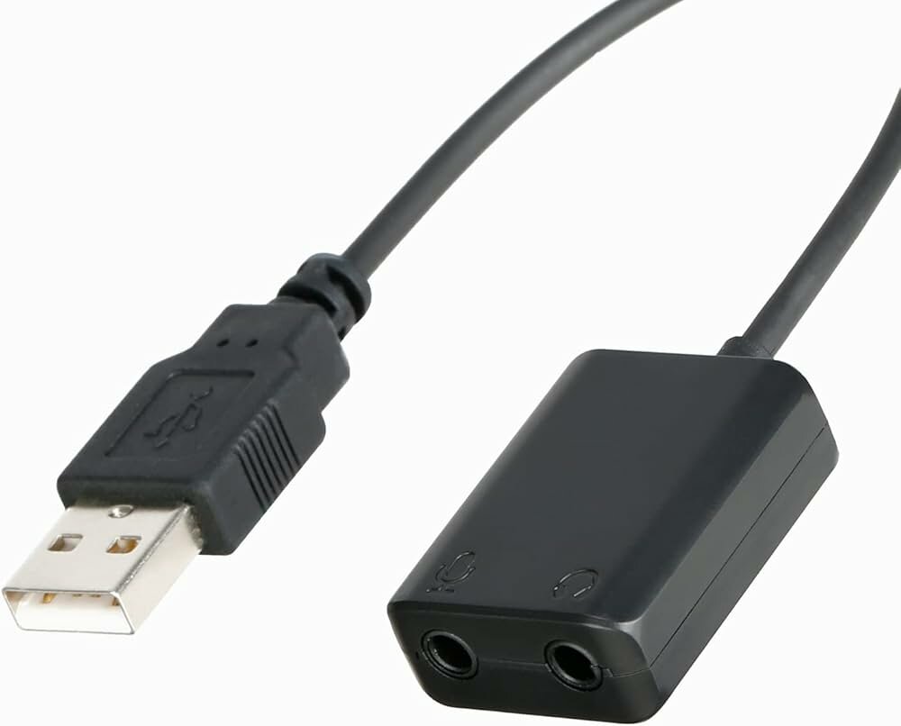 Boya BY-EA2L USB Аудио Адаптер, USB, миниджек 3,5мм для наушников/микрофона