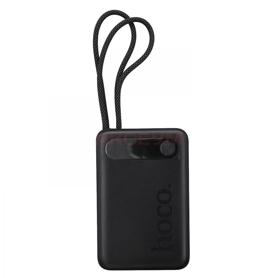 Аккумулятор внешний Hoco J171, 10000mAh, черный, с кабелем Type-C