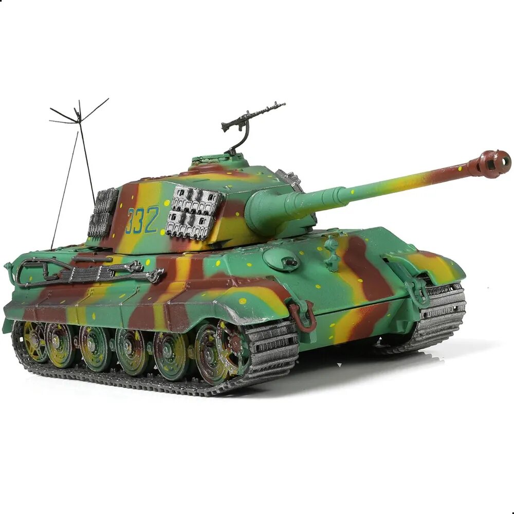 Готовая модель танка "Тигр" (Восток, 1944) 1:72 из металла и пластика. Коллекционная модель Второй мировой. Идеальный подарок для мужчин-коллекционеров.