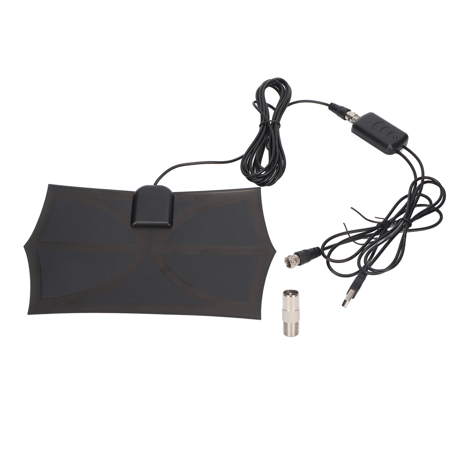 Поддержка антенны телевизионной антенны 4K 1080p 300 миль в помещении Внутренняя телевизионная антенна для Fire Stick Все старые телевизоры черные