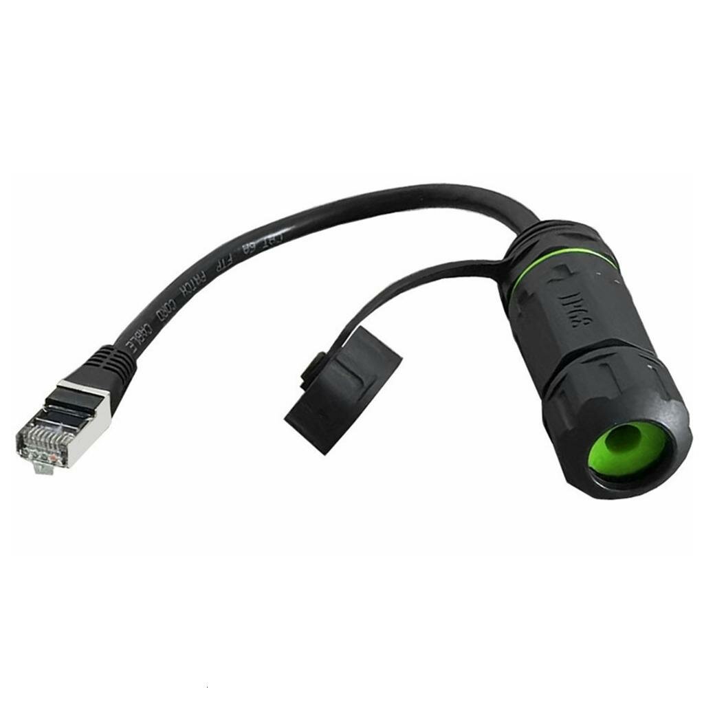 Экранированный водонепроницаемый разъём RJ45 IP68