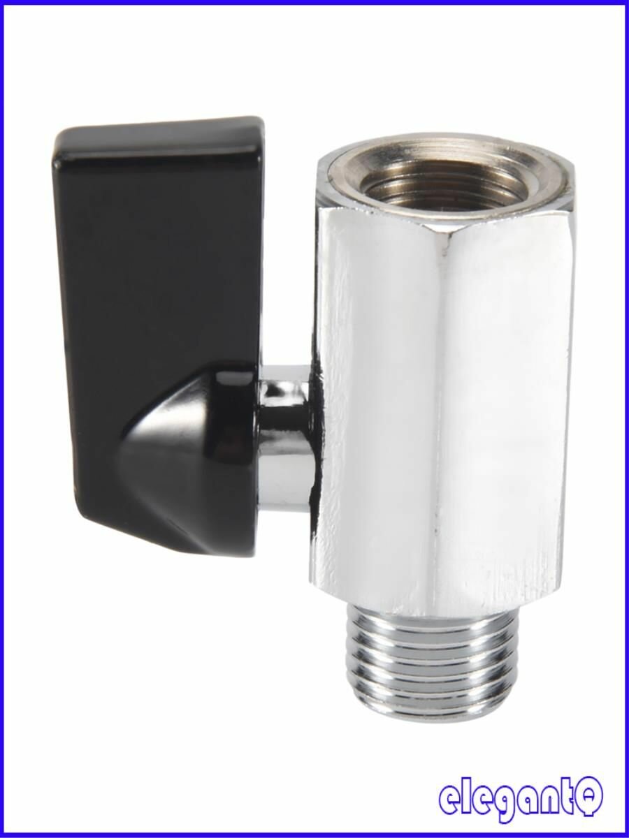 Хромированная латунь 1/4 дюйма шаровой с резьбой кран между мужчинами и женщинами шланг воздушного компрессора