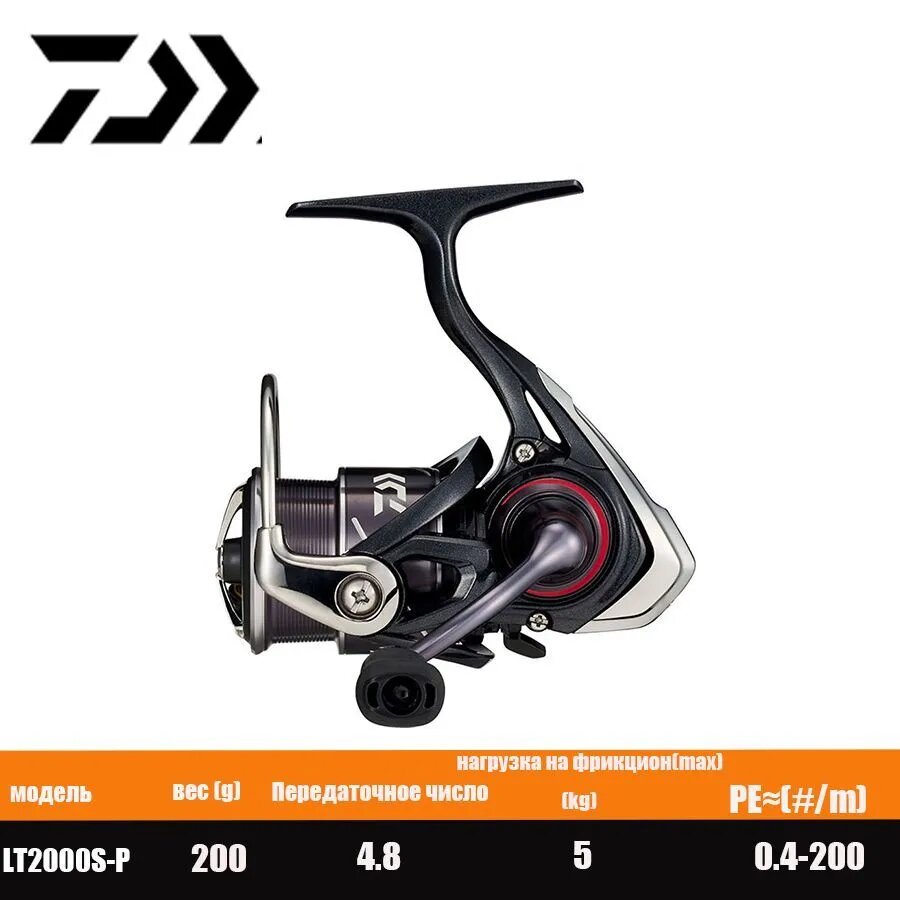 Daiwa GEKKABIJIN X 2021 LT 2000S-P Катушка для спиннинга, с передним фрикционом, для рокфишинга и других видов ловли — фото 1