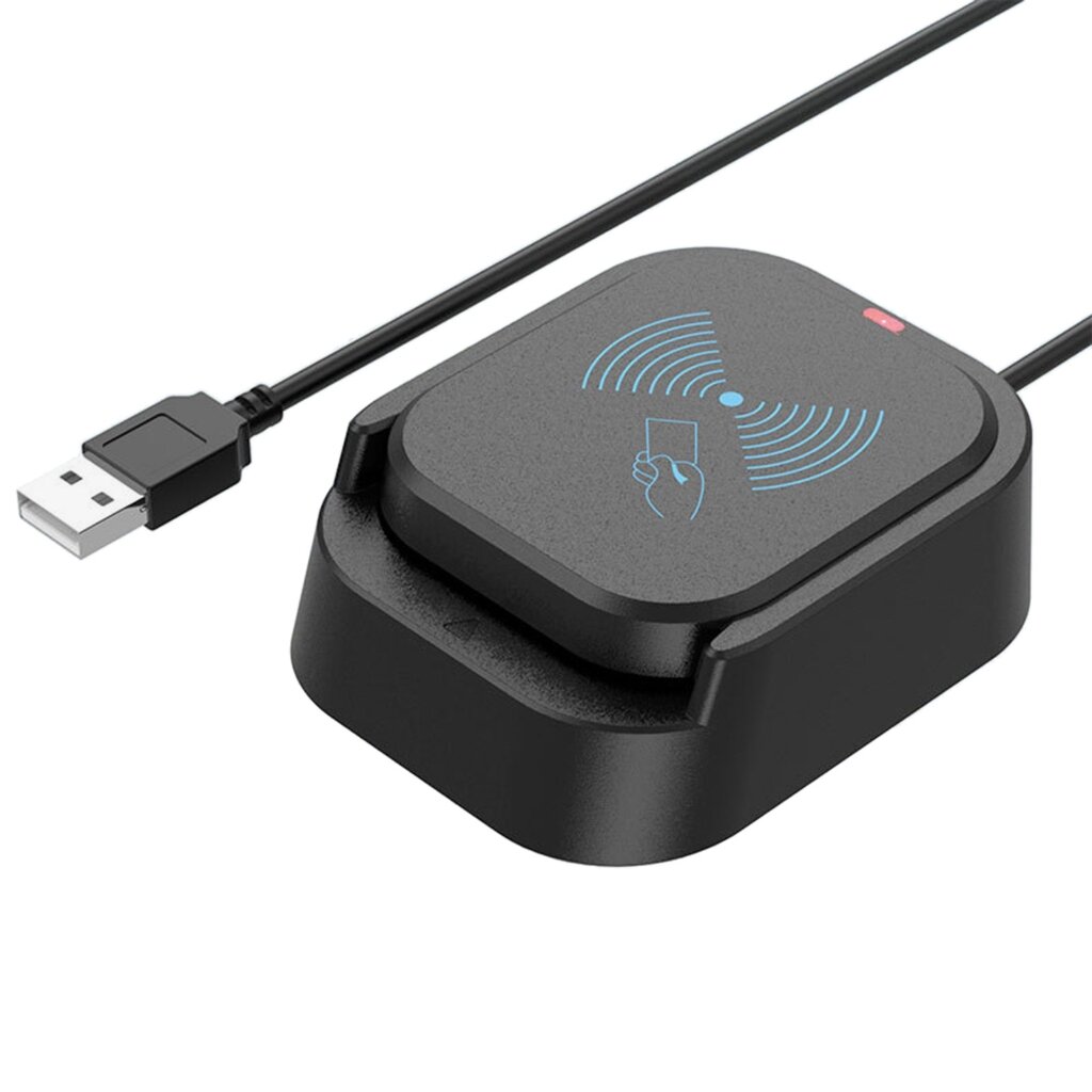 USB-считыватель Plug & Play Бесконтактный Интеллектуальный Считыватель IC-карт со светодиодным индикатором для нескольких систем Простая установка