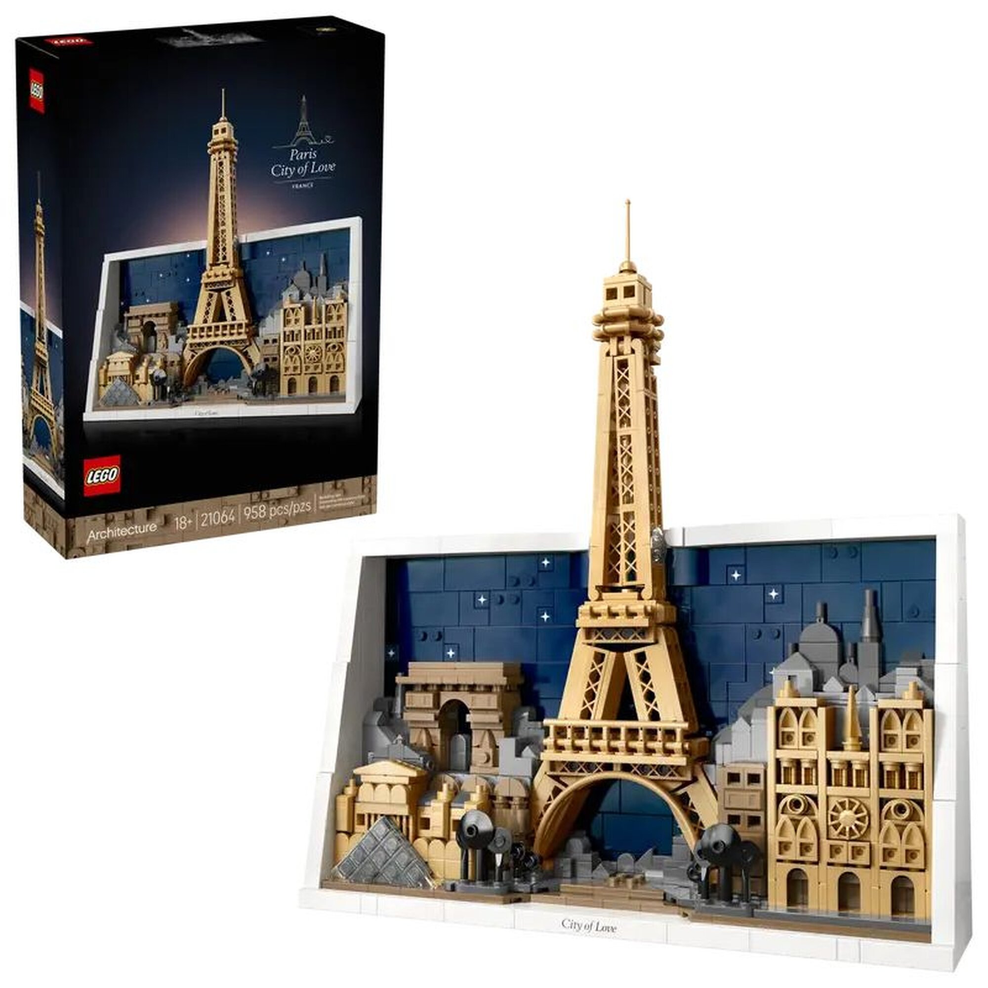 Конструктор LEGO Architecture 21064 Париж Город Любви, 958 деталей