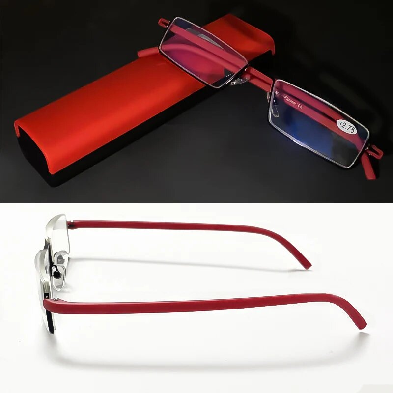 May Flower TR90 декоративные очки без диоптрий Red, Красный, +350