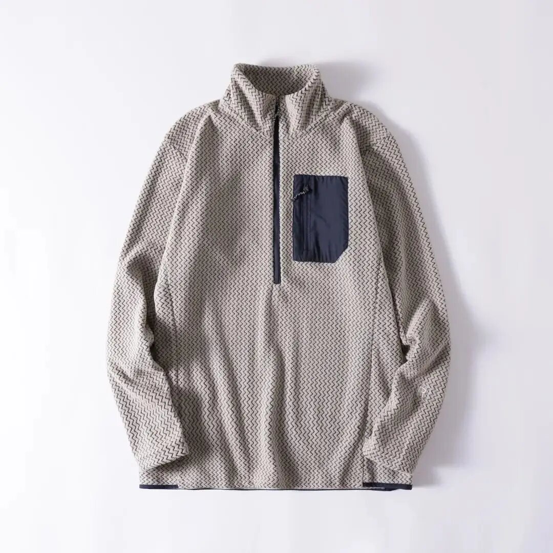 Флисовая толстовка серого цвета, XXXL, Oat color