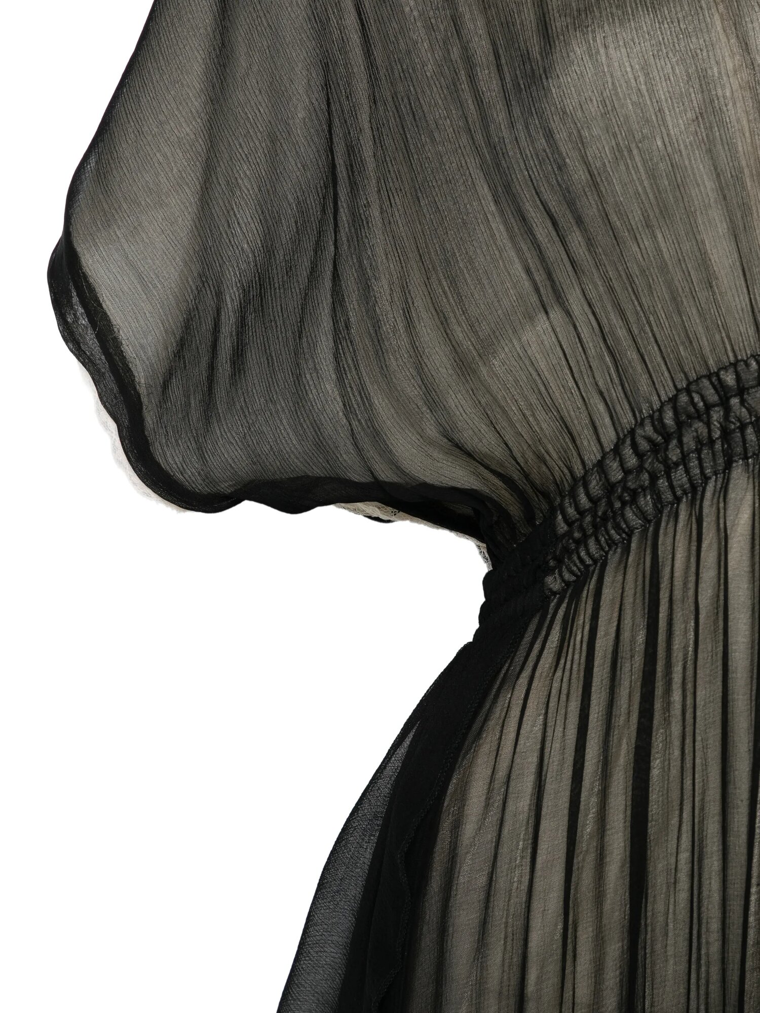 Платье Mes Demoiselles Ruffled maxi dress, размер 38, black/black — фото 1