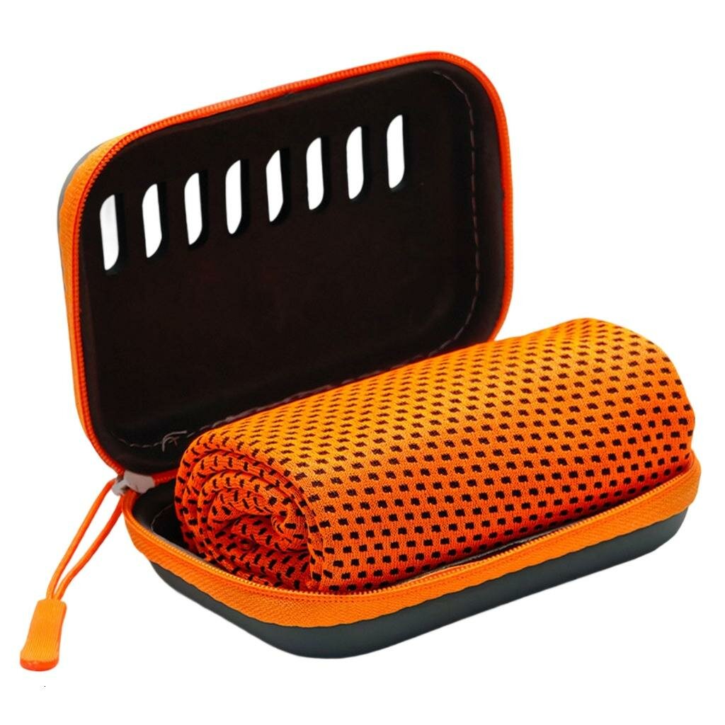 Дышащий коврик для упражнений 30×80 см, Оранжевый