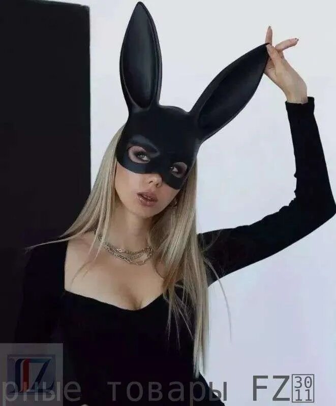 Карнавальная маска ушки зайца кролика 18+