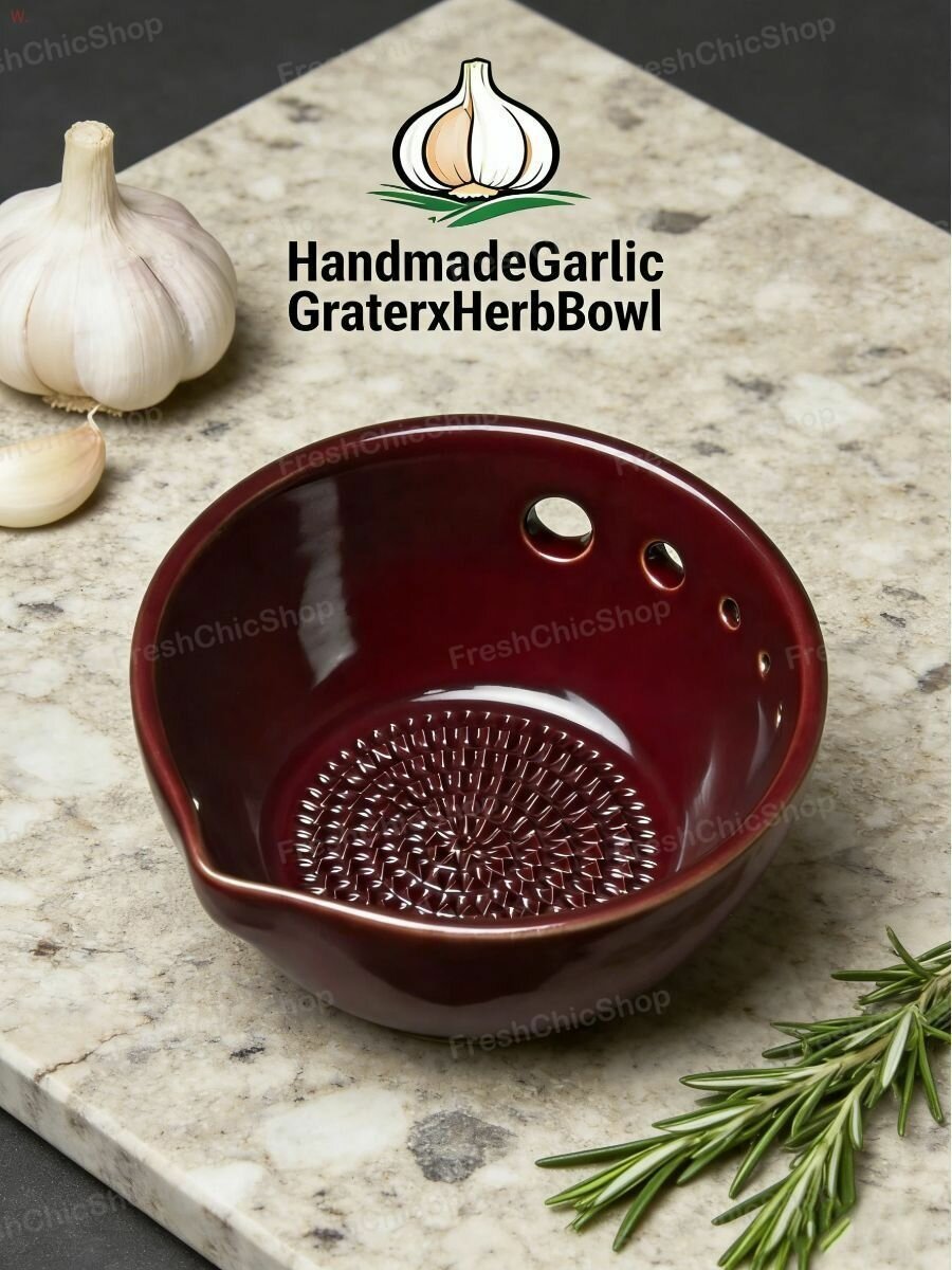 Керамическая терка тарелка для овощей, имбиря, чеснока