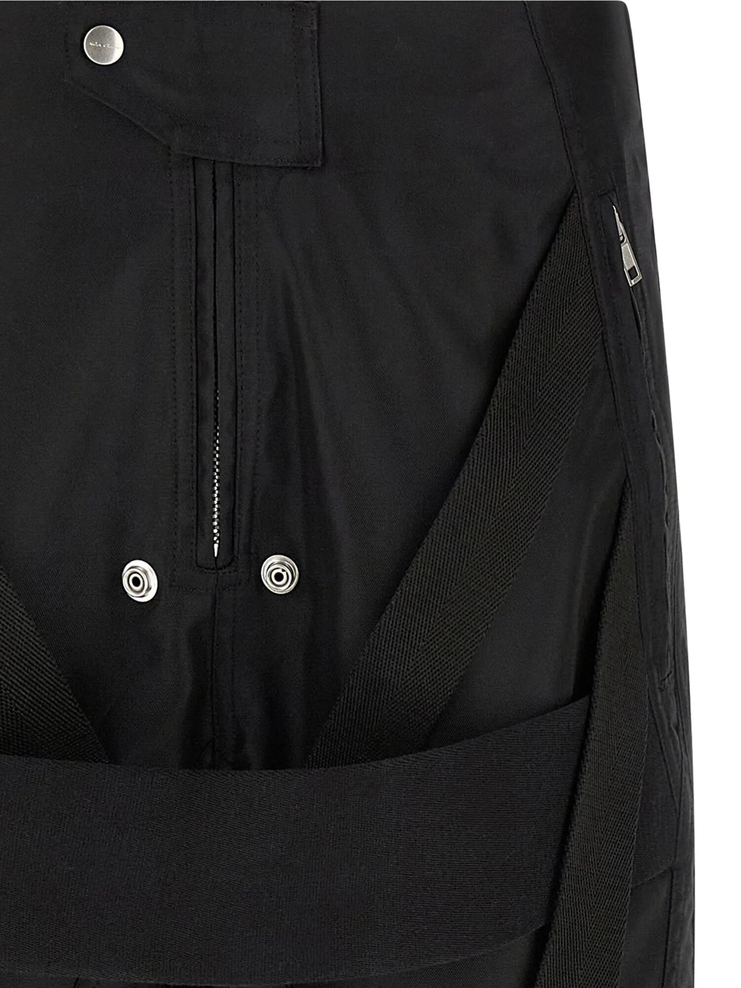 Брюки Rick Owens Multi-zip trousers, размер 48, черный — фото 1