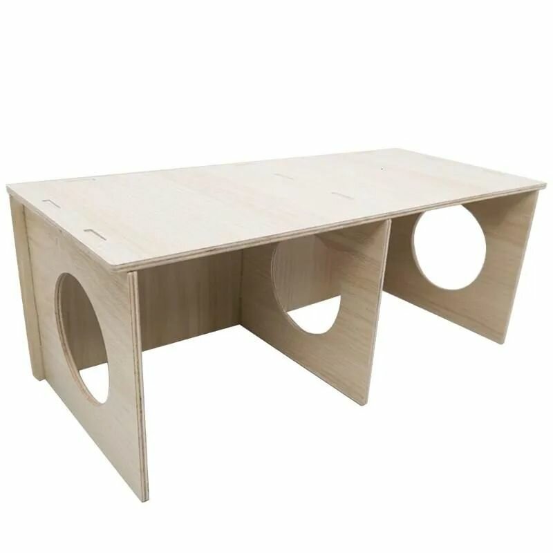 Деревянное укрытие для хомяка, гнездо, домик для отдыха, - L