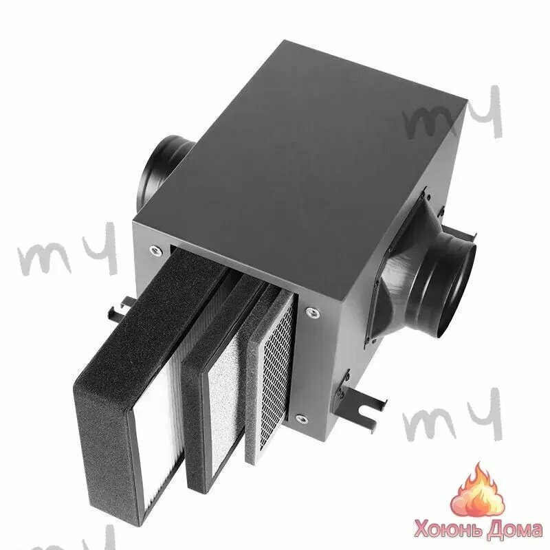 KCvents 3-Слойный Фильтр для очистки Свежего Воздуха с Hepa И Угольным Фильтром Для Системы Вентиляции