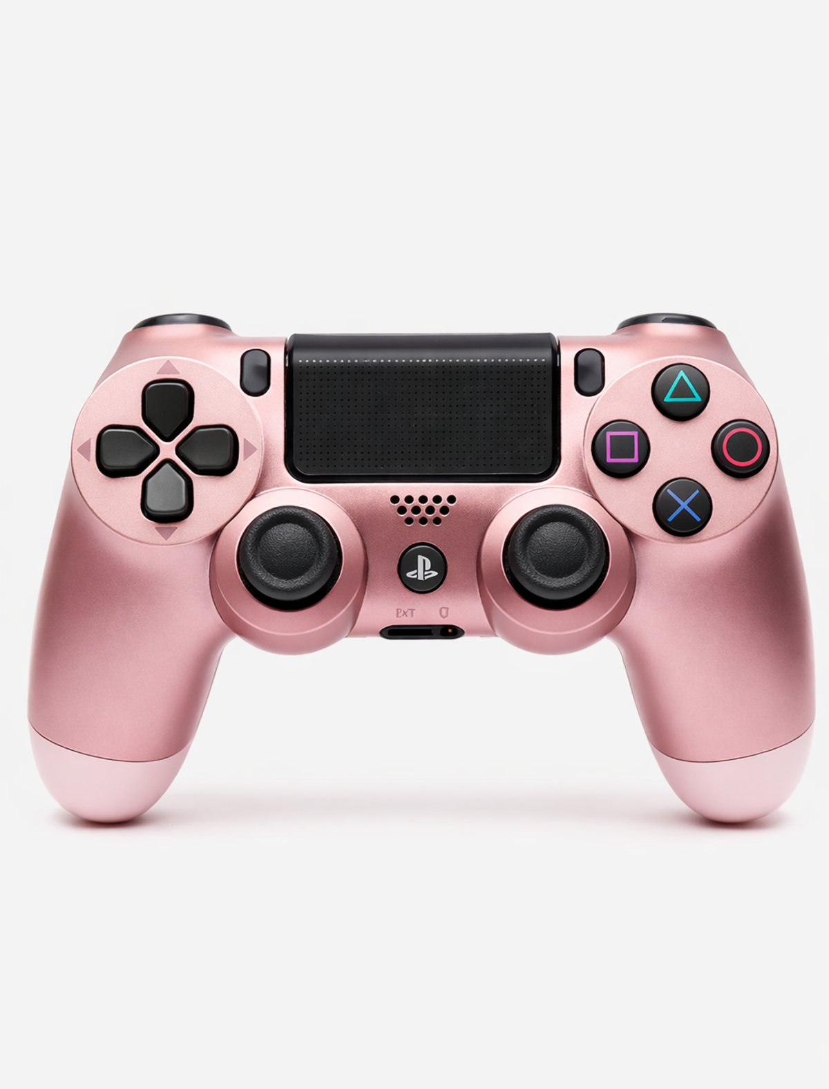 Геймпад, для ПК, PS4, Android, беспроводное/проводное подключение, виброотдача, розовый