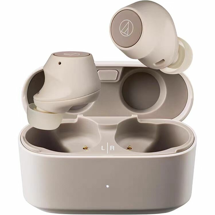 Беспроводные наушники Audio-technica ATH-CKS30TW+, бежевый (ATH-CKS30TW+ BG)