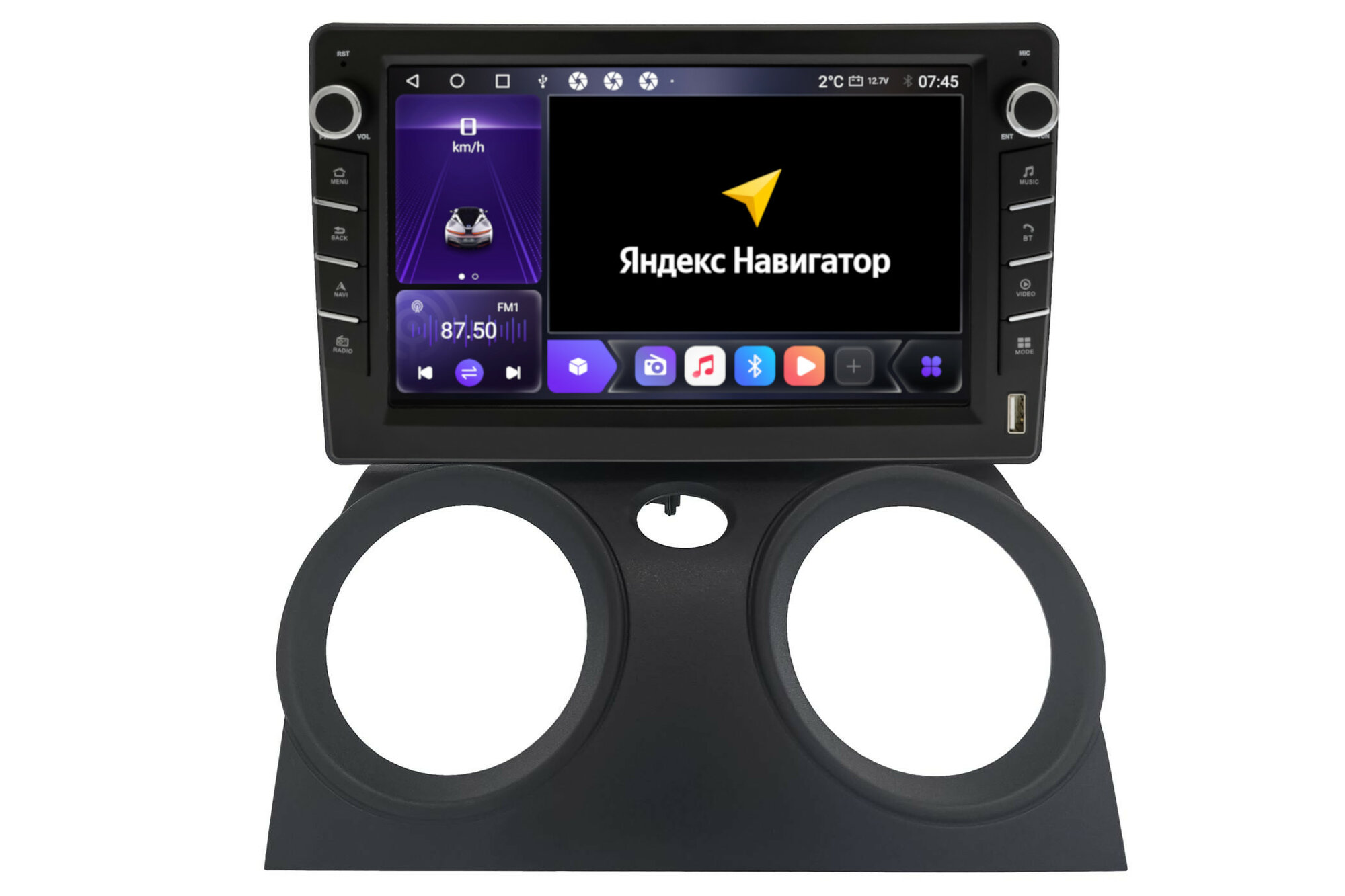 Магнитола Mitsubishi Colt 2002 - 2012 левый руль / 9 дюймов, 4/64GB, 8 ядер, DSP, 4G, Android 10 / Wide Media