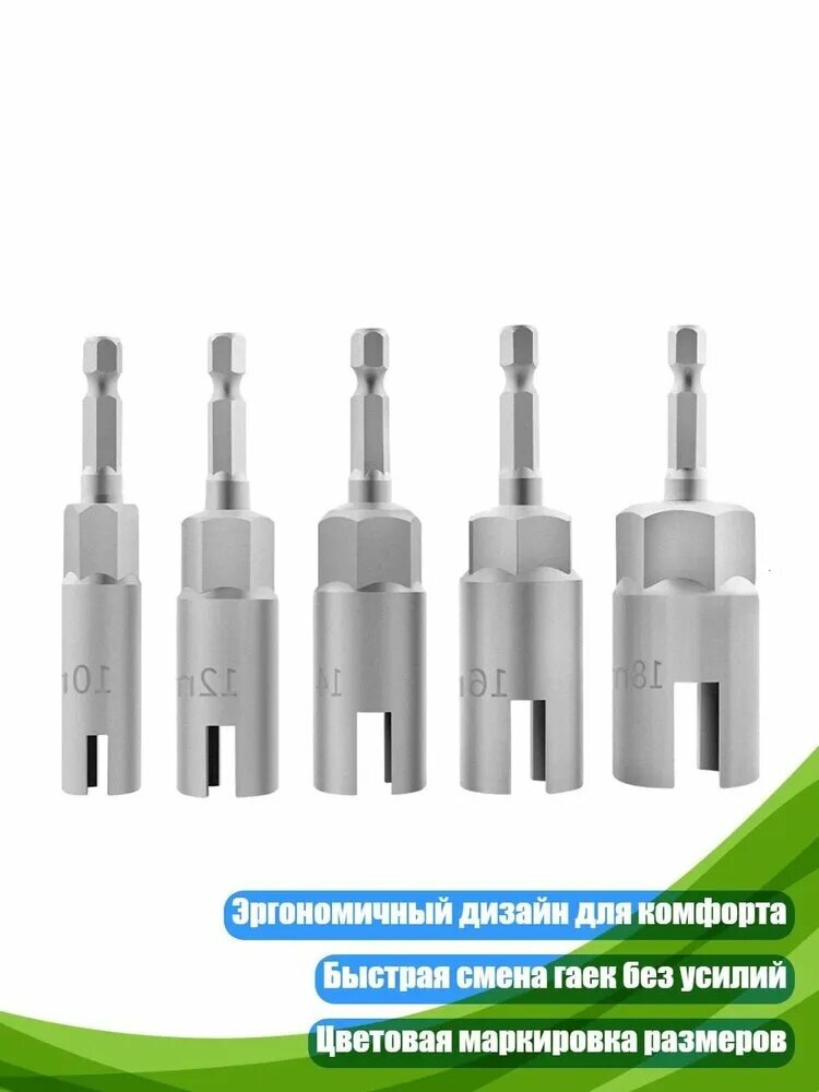 Набор ключей для барашковых гаек, 5 предметов